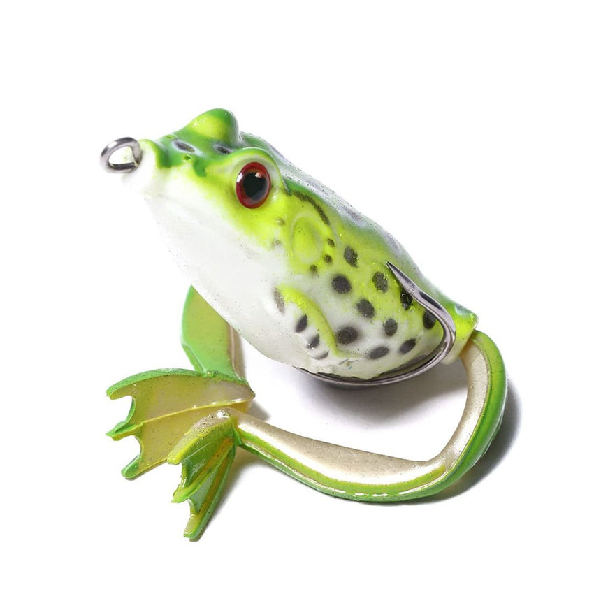 5PCS Thunder Frog Fishing Lures Kit with Box – Realistic Topwater Frogs ...